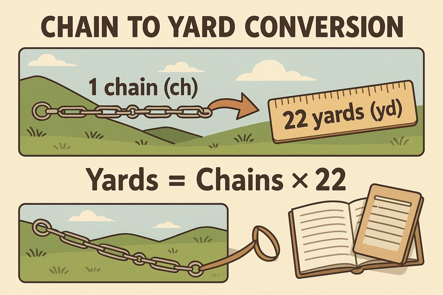Công cụ chuyển đổi chuỗi sang yard - JetCalculator
