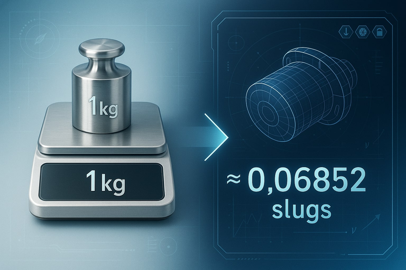Công cụ chuyển đổi Kilogram sang Slug - JetCalculator