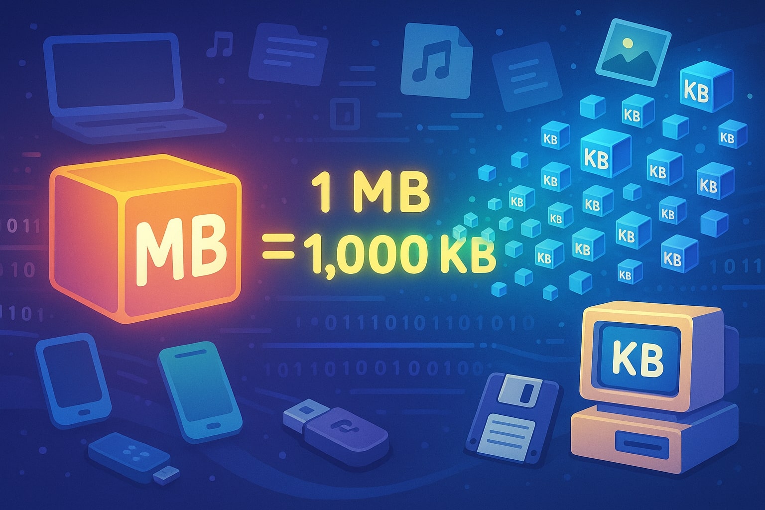Chuyển đổi Megabyte sang Kilobyte - JetCalculator