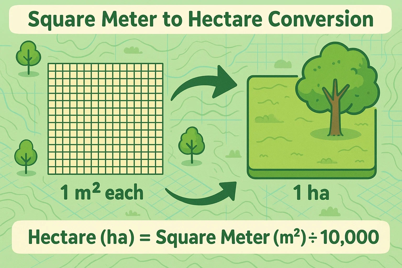 Bộ Chuyển Đổi Mét Vuông Sang Hecta - JetCalculator