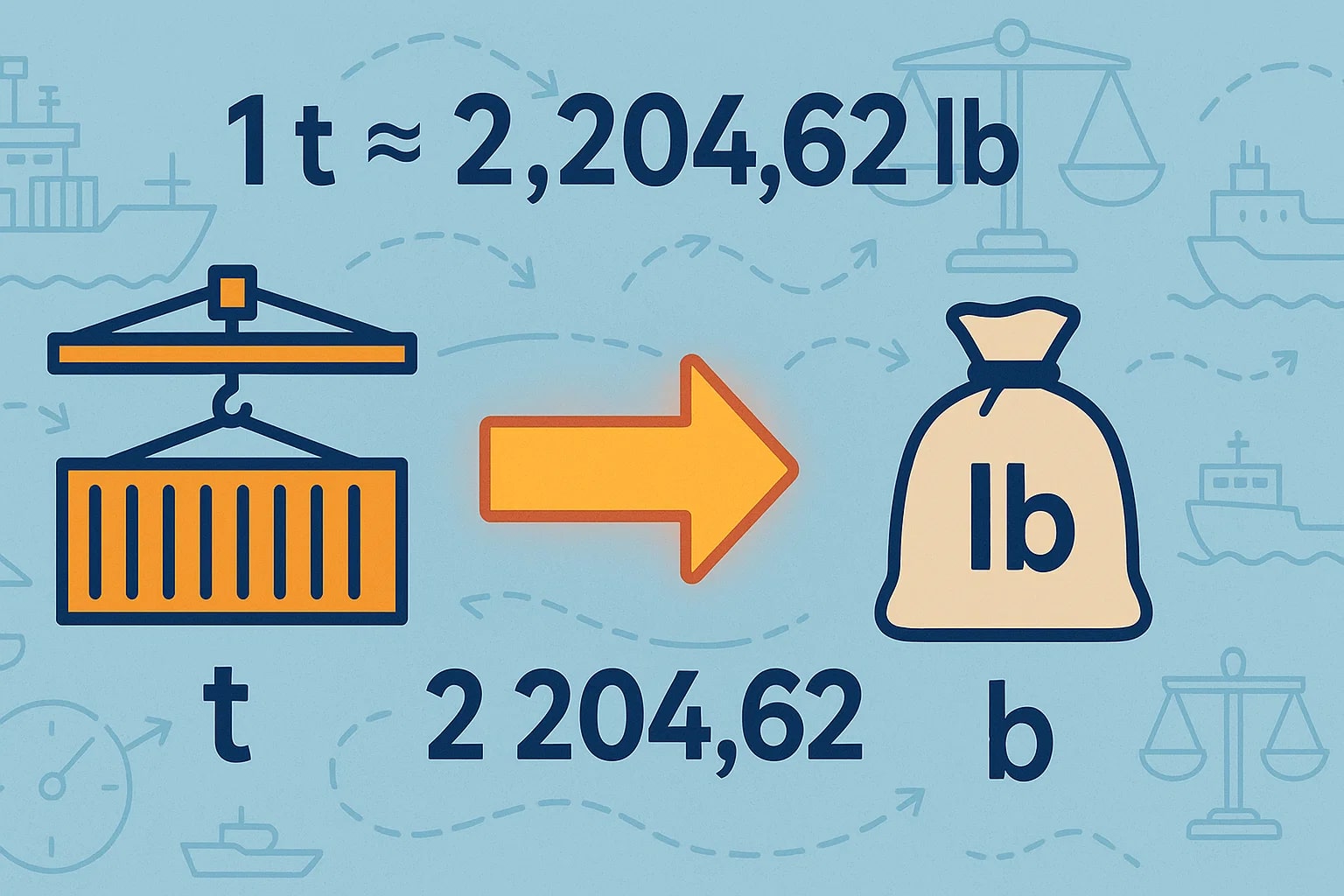 Bộ Chuyển Đổi Tấn Sang Pound - JetCalculator