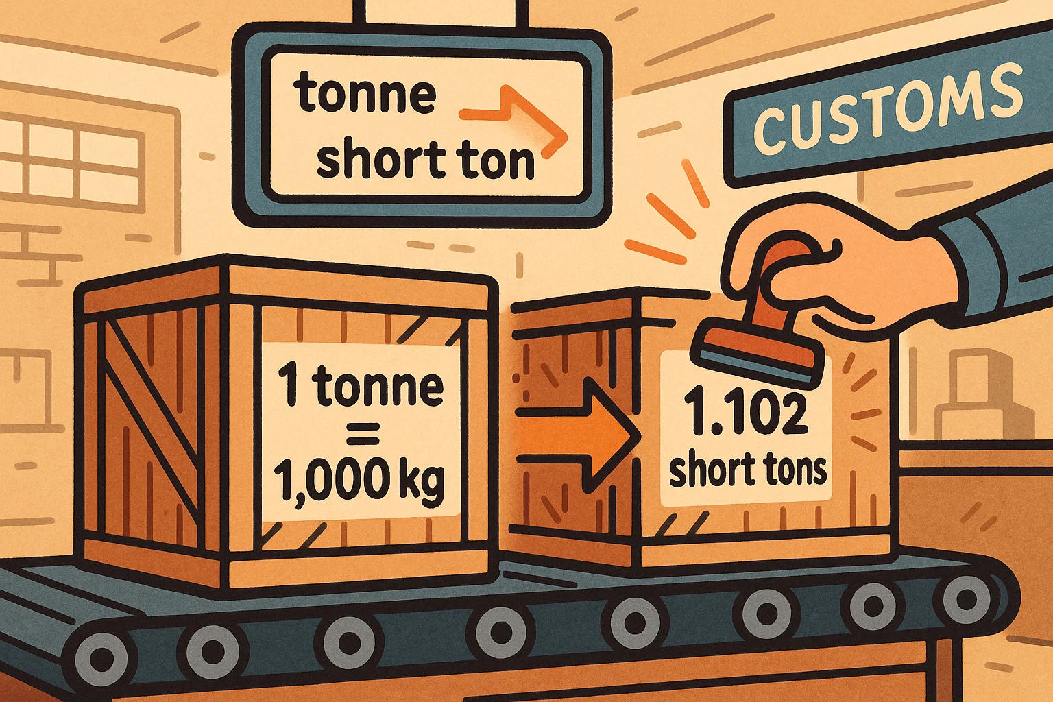 Bộ Chuyển Đổi Tấn Sang Short Ton - JetCalculator