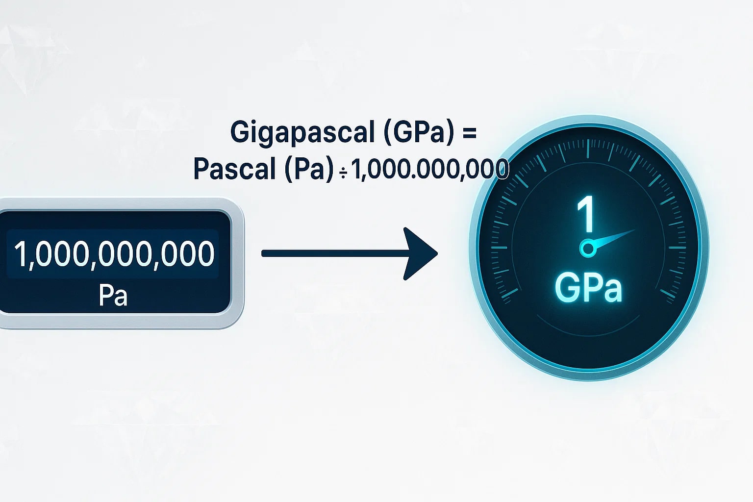 Bộ chuyển đổi Pascal sang Gigapascal - JetCalculator
