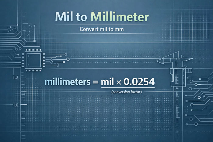 Công cụ đổi Mils sang Milimet - JetCalculator